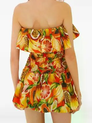 Farm Rio Fruit Garden Ruffled Dress