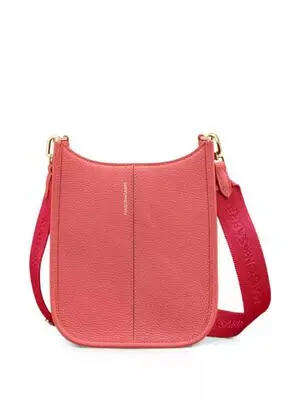 MAISON DE SABRE Mini Pebbled Leather Saddle Bag - Pink