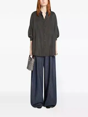 Dries Van Noten Cupro Cocoon Shirt