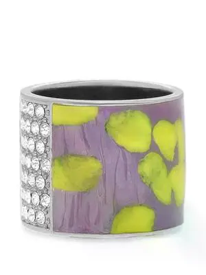 Dries Van Noten Handmade Painted Ring - Silver