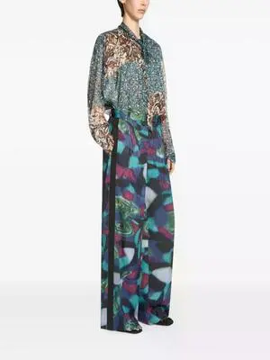 Dries Van Noten Wide Leg Pants