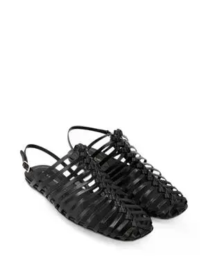 Dries Van Noten Braided Leather Sandals