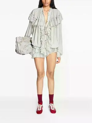 Dries Van Noten Embroidered Shoulder Bag