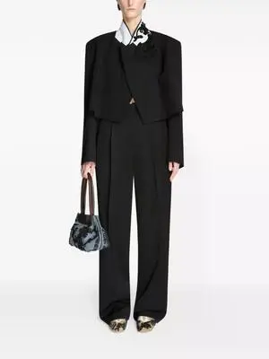 Dries Van Noten Mini Embroidered Shoulder Bag