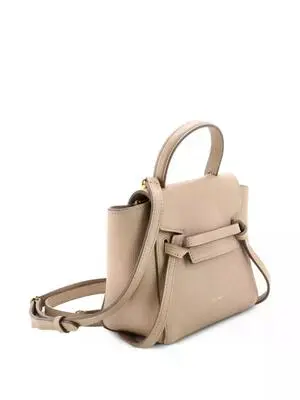Celine Belt Bag Pico Textured Leather Shoulder Bag - Neutrals