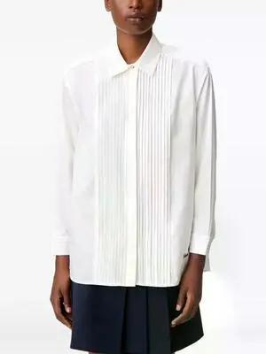 Claudie Pierlot Embroidered Poplin Shirt
