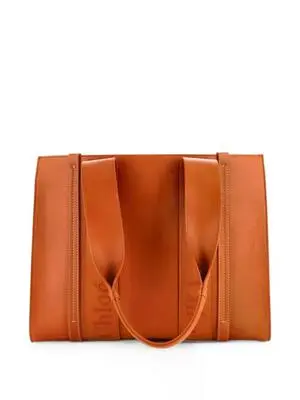 Chloé Woody Leather Medium Tote Bag