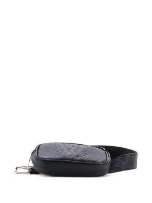 LOUIS VUITTON Signature Pocket Monogram Shadow Giant Taurillon Leather Belt Bag