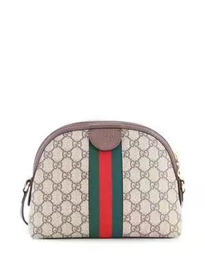 Gucci Ophidia Dome Gg Coated Canvas Small Shoulder Bag