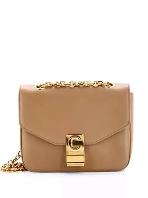 Celine C Bag Leather Small Crossbody Bag - Brown
