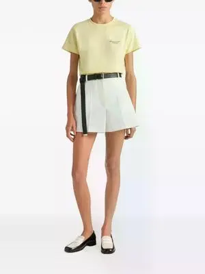 Givenchy T-shirt In Cotton With Stamp Print - Yellow