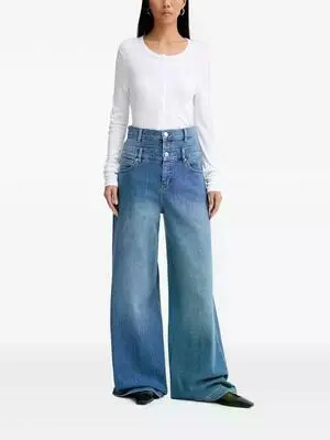 Munthe Grace Buttoned Long-sleeved T-shirt
