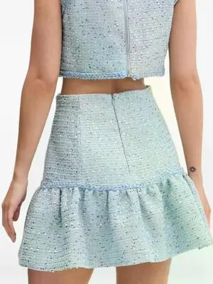 Bardot Pocket Ruffled Skirt