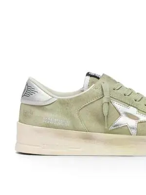 GOLDEN GOOSE Stardan Suede Sneakers - Green