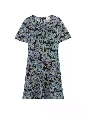 Claudie Pierlot Paisley-print Dress - Black