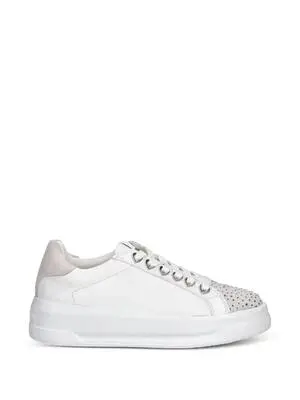 MOSCHINO Love Moschino Rhinestone Embellished Platform Sneakers