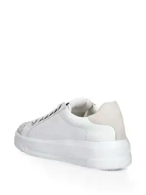 Moschino Rhinestone Embellished Platform Sneakers
