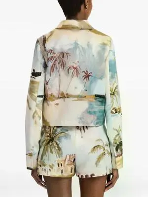 Oscar De La Renta Dominican Landscape Jacket
