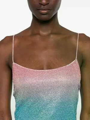 Oseree Lumière Lurex-knit Mini Dress
