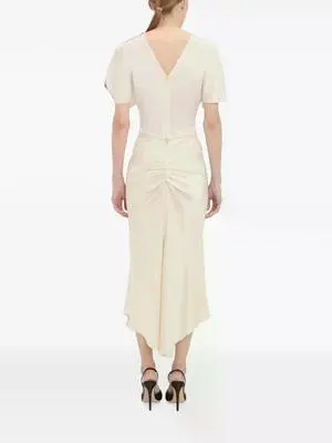 Victoria Beckham Bela Asymmetric Midi Skirt