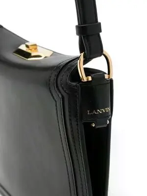 LANVIN Compagnon Leather Shoulder Bag