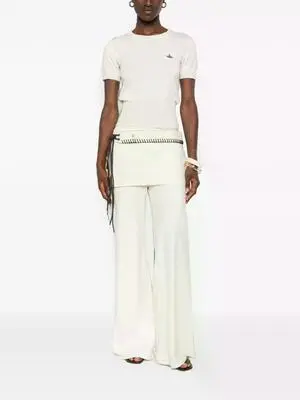 VIVIENNE WESTWOOD Bea Orb-embroidered Short-sleeve Top