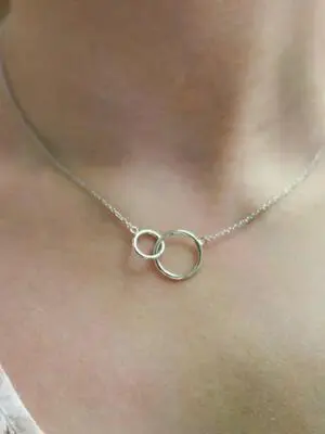 AUREE JEWELLERY Interlocking Ring Necklace