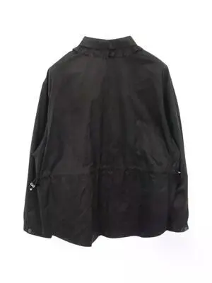 Hermès 2010s Frill Zip-up Blouse