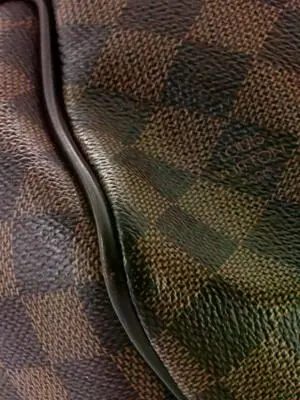 LOUIS VUITTON Damier Hobo Bag - Brown