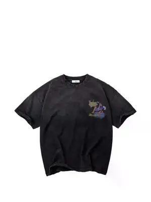 VALE FOREVER Rock Distressed Graphic-print T-shirt
