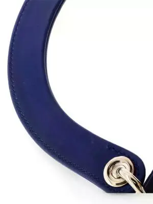 Dior Lady Bag Cannage Embossed Matte Calfskin Satchel - Blue