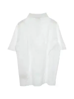 Hermès 2020s Pocket-detail Cotton Polo Shirt - White