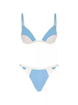 NOIRE SWIMWEAR Nyra Alice Triangle Bikini - Blue