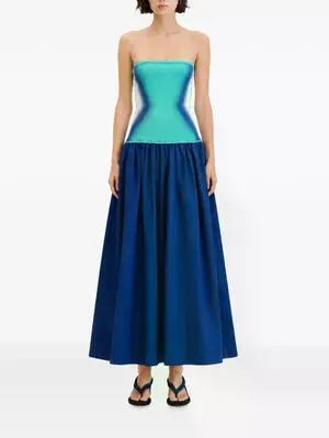 Ph5 Almond Strapless Maxi Dress