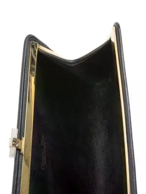 Dior 1980s Monogram Clasp Clutch Bag