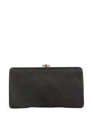 Dior 1980s Monogram Clasp Clutch Bag