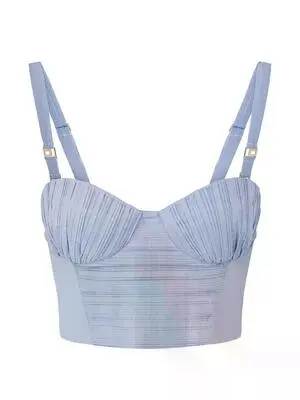 Elisabetta Franchi Striped Top - Blue