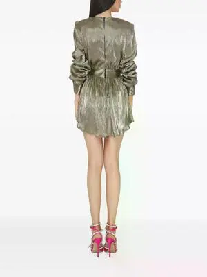 CUANNA Aliana Plissé Mini Dress