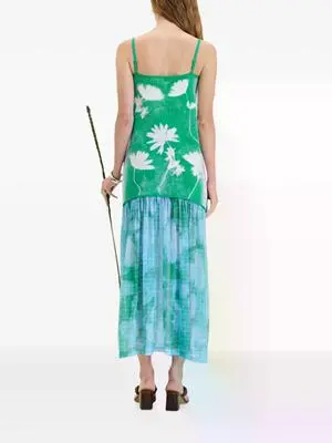 Ph5 Flower-print Drop-waist Maxi Dress