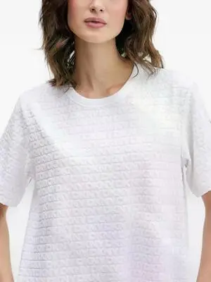 Dkny Logo-embossed Short-sleeve Nightdress