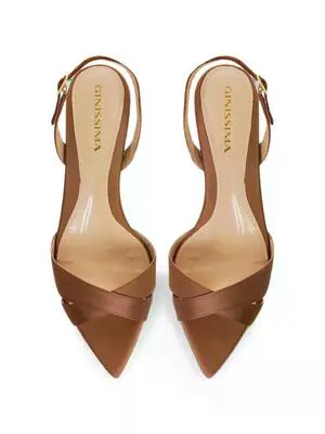 GINISSIMA Thea Pointed-toe Slingback Sandals