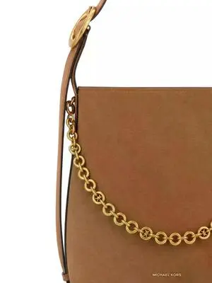 Michael Kors Nolita Chain-link Large Shoulder Bag - Brown