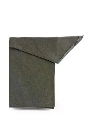 Faliero Sarti Triangular Cashmere Scarf - Green
