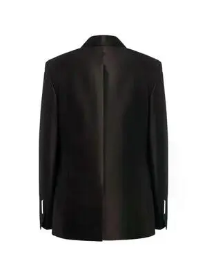 DONDUP Double-breasted Satin Jacket