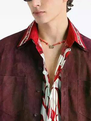 Dolce & Gabbana Martini Suede Shirt