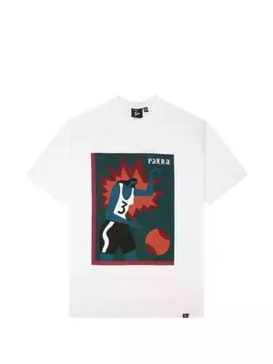 PARRA Baseketball Graphic-print T-shirt - White