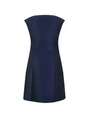 Alberta Ferretti Draped Ruffled Mini Dress