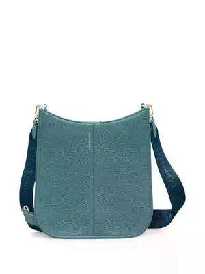 MAISON DE SABRE Grainy Leather Saddle Bag - Blue