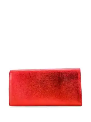 Saint Laurent Classic Monogram Tassel Leather Long Clutch Bag