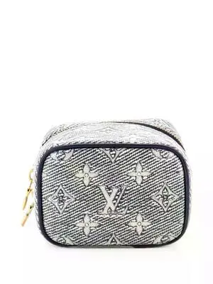 LOUIS VUITTON Vanity Case Monoglam Jacquard Canvas Micro Satchel